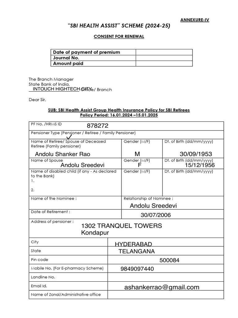 2024 MIS Annexure V | PDF | Pension | Banks
