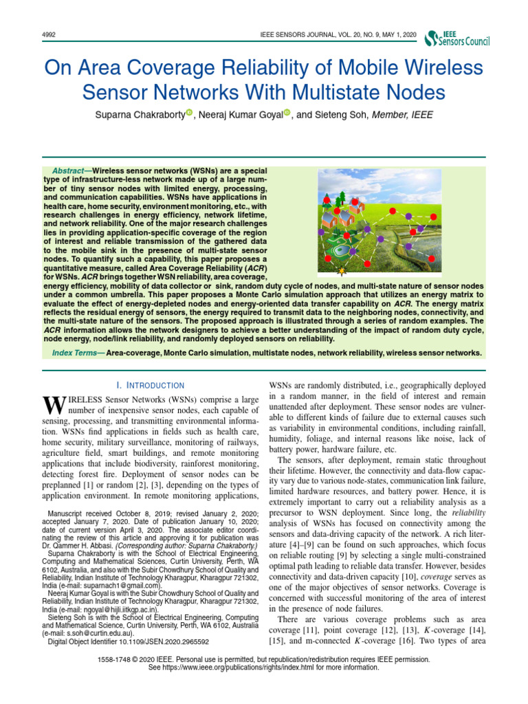 coverage area 2020 | PDF | Wireless Sensor Network | Computer Network