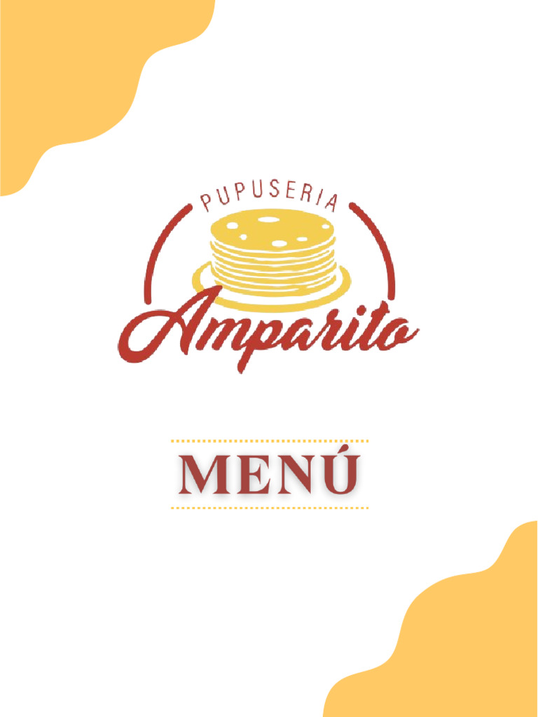 Pupuseria Amparito - MENÚ | PDF | Cocina norteamericana | Alimentos