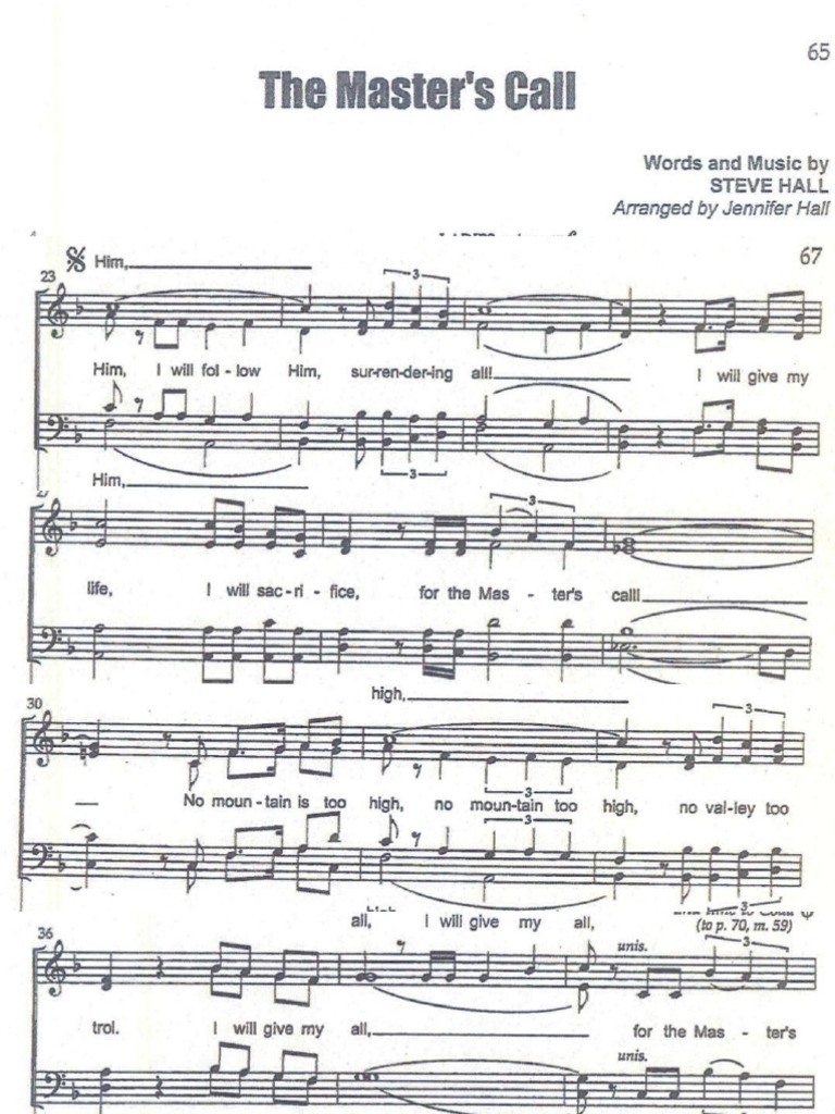 The-Masters-Call | PDF