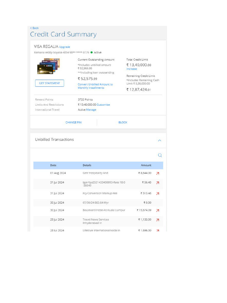 Credit Card Payment | PDF