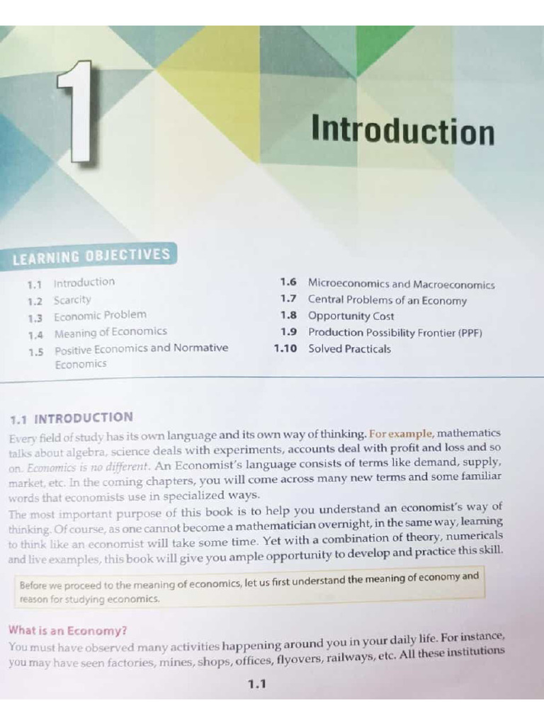 Ch 1 Microeconomics Pdf