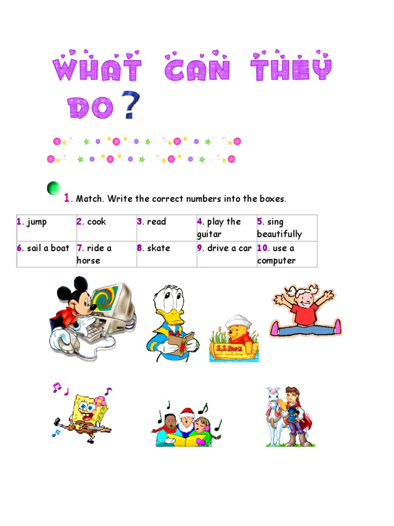 What Can Do They? | PDF | Leisure | Sports