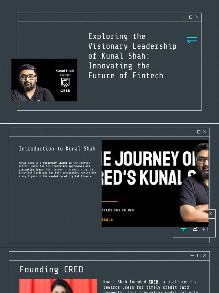 Kunal Shah: Innovating Fintech Leadership | PDF