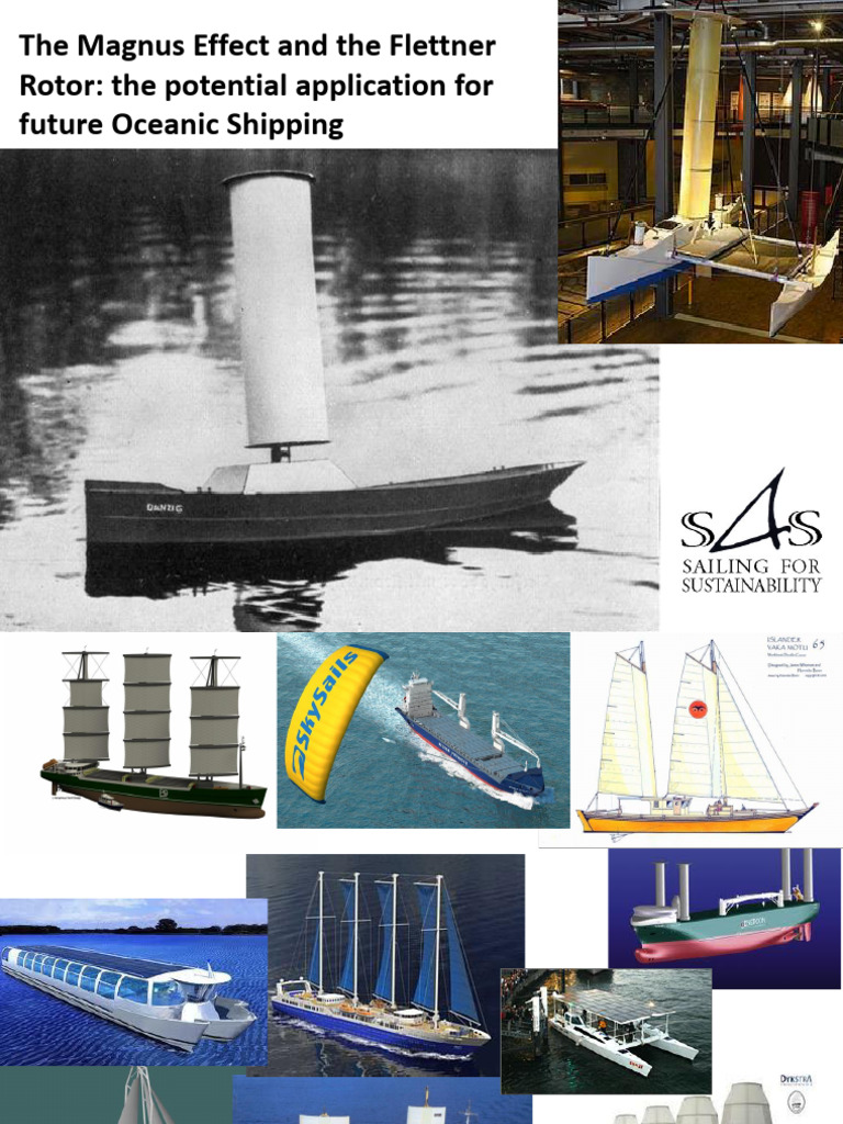 Magnus Effect Flettner Rotor Oceanic Shipping | PDF