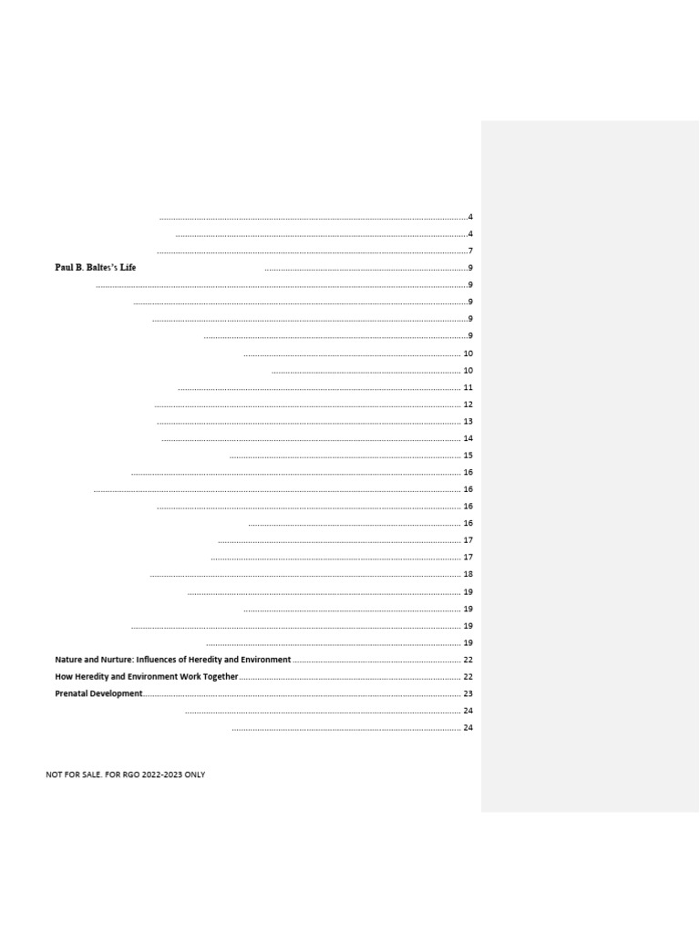 Dev Psych Summary | PDF | Developmental Psychology | Id