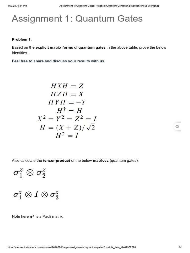Assignment 1 | PDF