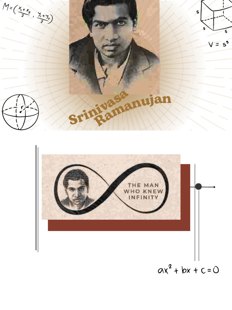 Ramanujan - The Mathamatics Genius | PDF | Mathematics | Mathematical ...