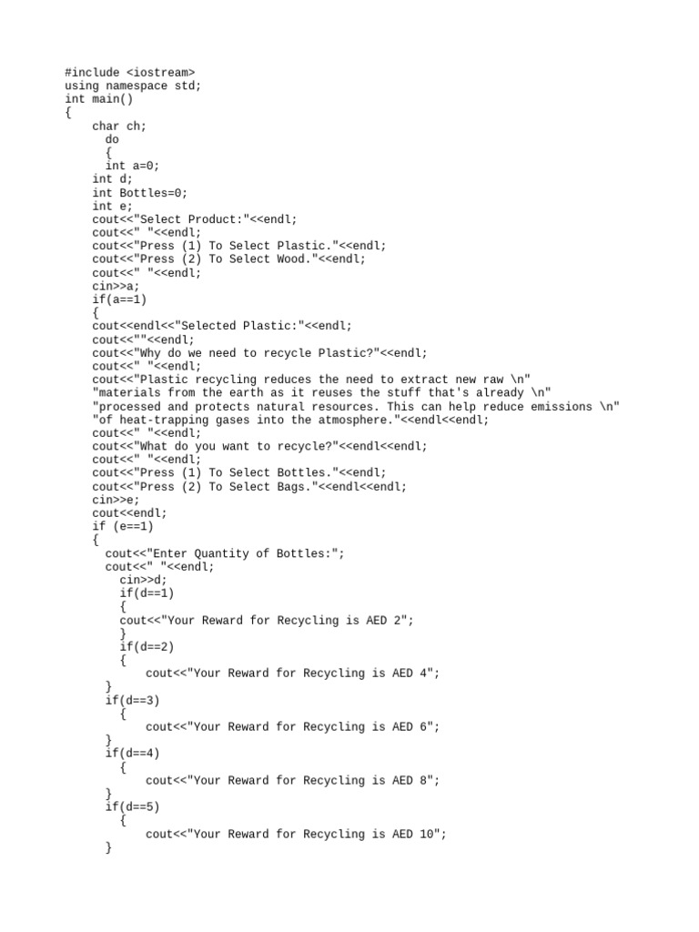 Source Code | PDF | Computer Programming | C++ Source Code | PDF | Computer Programming | C++