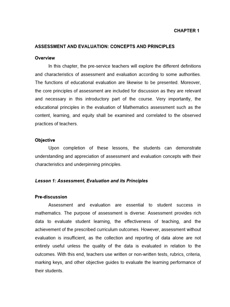 MODULE 1 MATH 317 | PDF | Educational Assessment | Evaluation