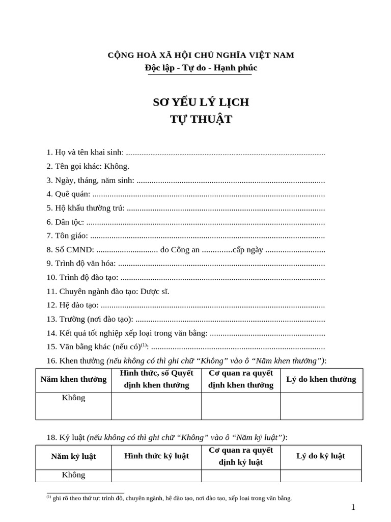 Mẫu SYLL đơn giản | PDF