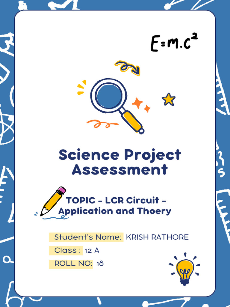Just A Cover Page For Physics | PDF