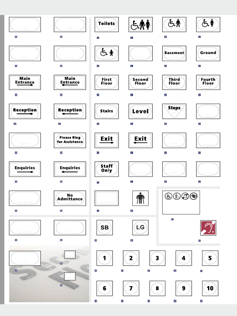 Braille Signage Inventory | PDF