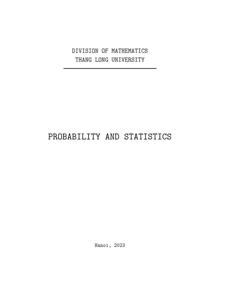 ProbStats Chapter123 Python Summary | PDF