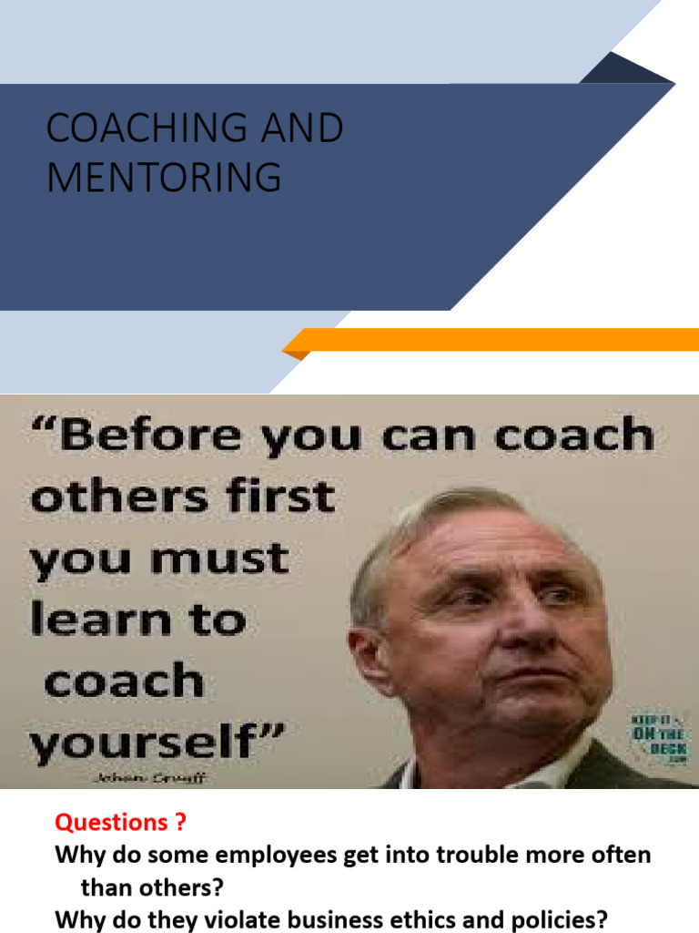 Handout Coaching and Mentoring | PDF | Mentorship | Emotional Intelligence
