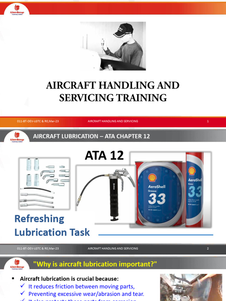 Aircraft Servicing-Lubrication | PDF | Lubricant | Bearing (Mechanical)