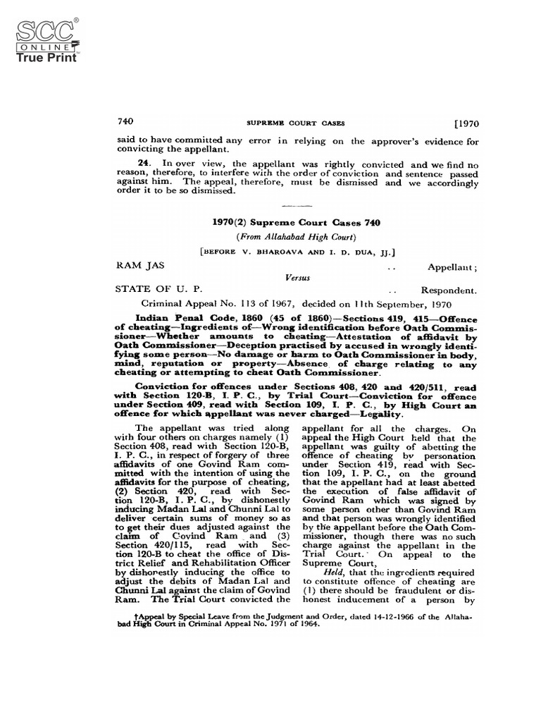 Ram Jas Vs State of UP | PDF | Judiciaries | National Supreme Courts