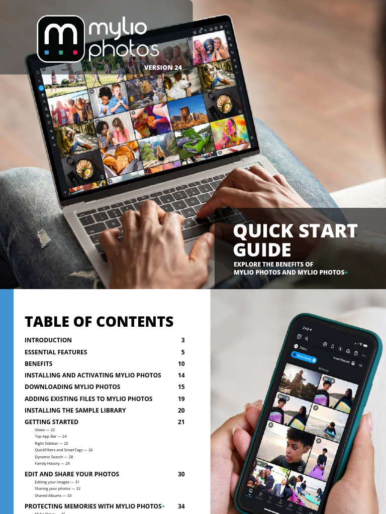 Mylio Photos Quick Start Guide | PDF | Computer Data Storage | Metadata