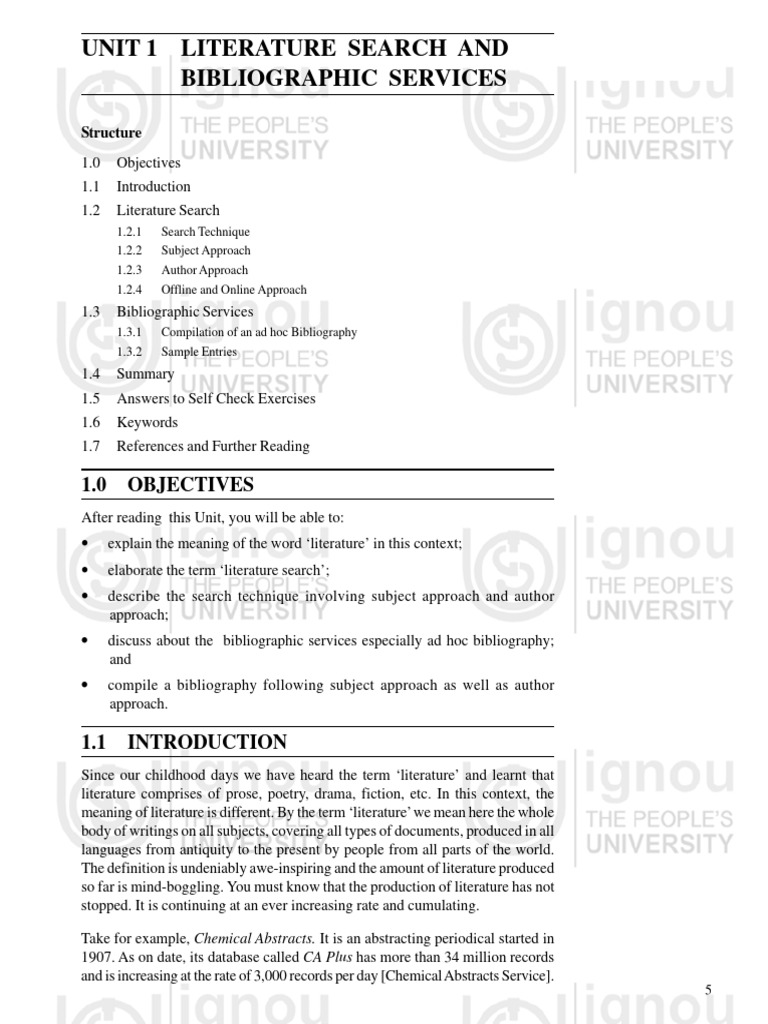 Unit-1 | PDF | Bibliography | Scholarly Communication