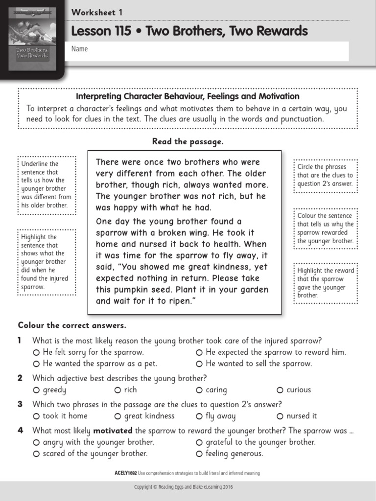 Year 4 Reading Comprehension Express 13 | PDF
