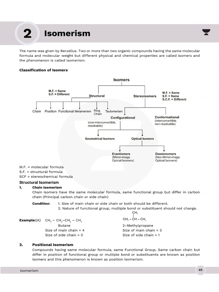 Isomerism | PDF