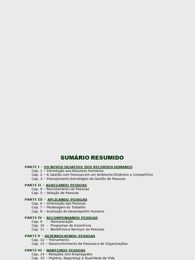 Material GRH | PDF | Gestão de recursos humanos | Recrutamento