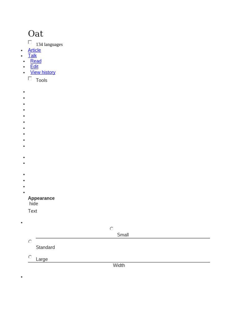 oats | PDF | Oat | Cereals