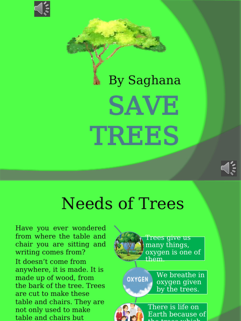 Save Trees: Importance and Benefits | PDF