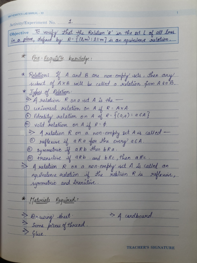 Activity 1 (Maths) | PDF