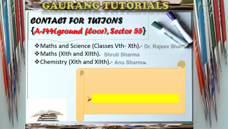 Tution Advertisement | PDF