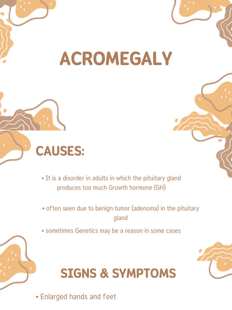 Acromegaly: Causes, Symptoms, Treatment | PDF