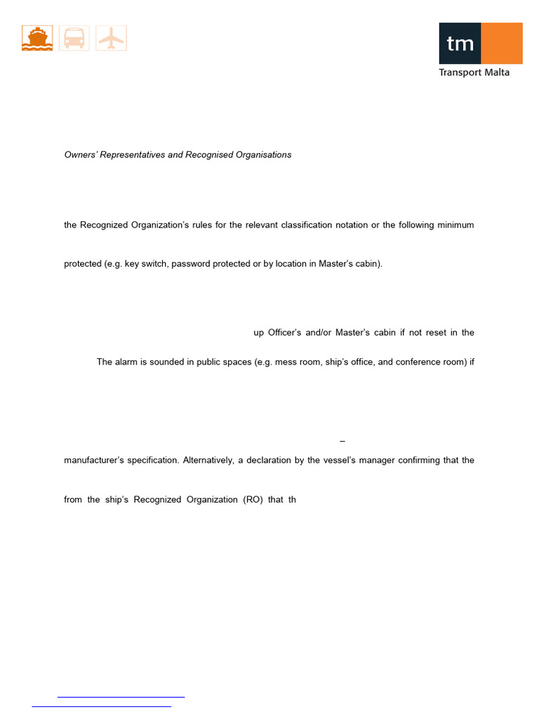 Technical Notice SLS 19 - Bridge-Navigational Watch Alarm System (BNWAS ...