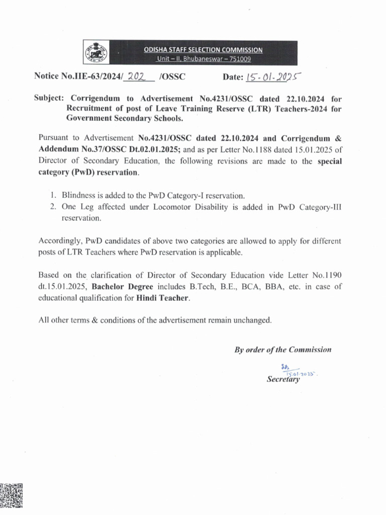 Corrigendum LTR2024 | PDF