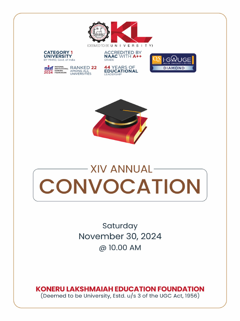 14th convocation Inv Card | PDF