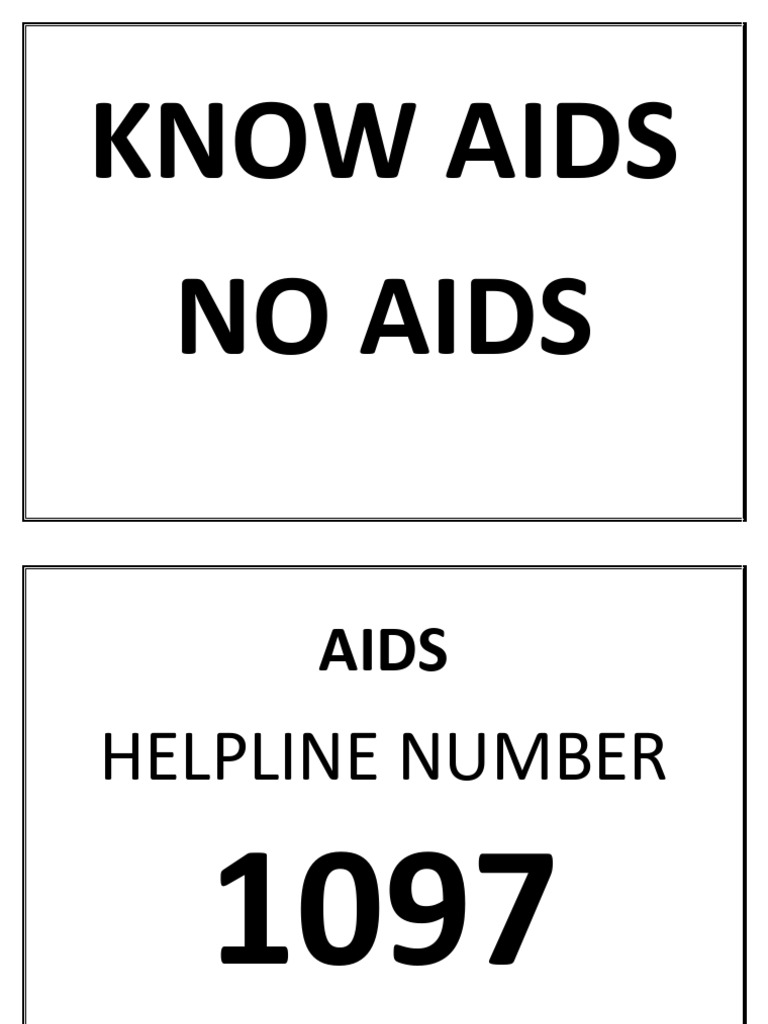 AIDS Helpline Information | PDF