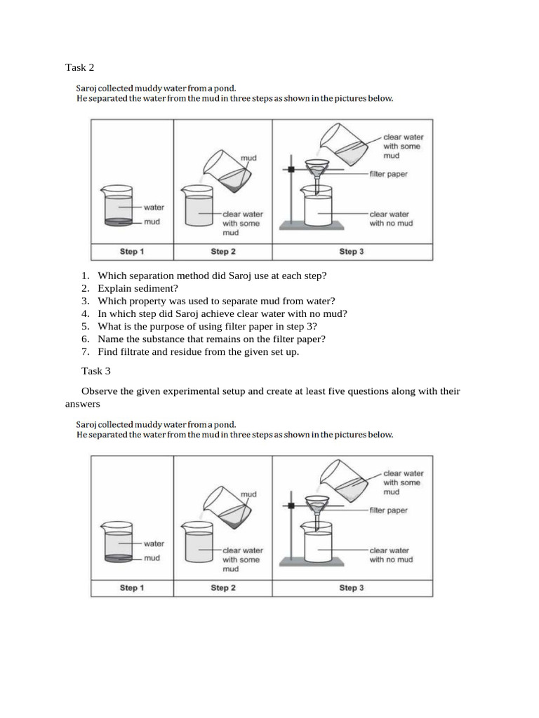 Separation Methods and Filtration Questions | PDF