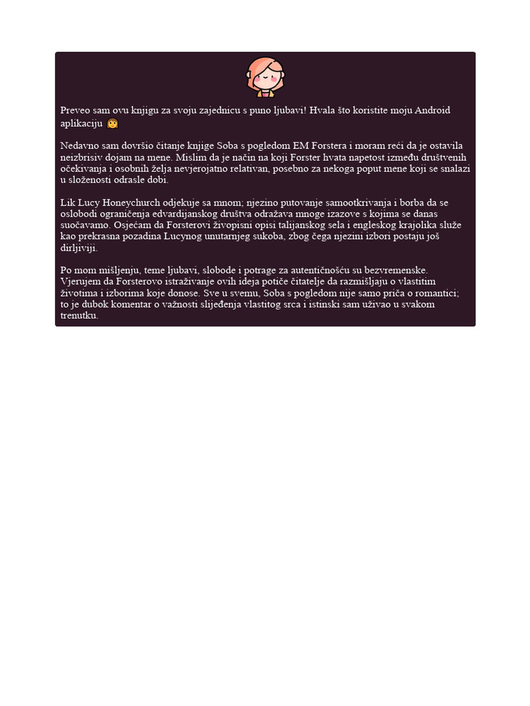 Soba S Pogledom | PDF