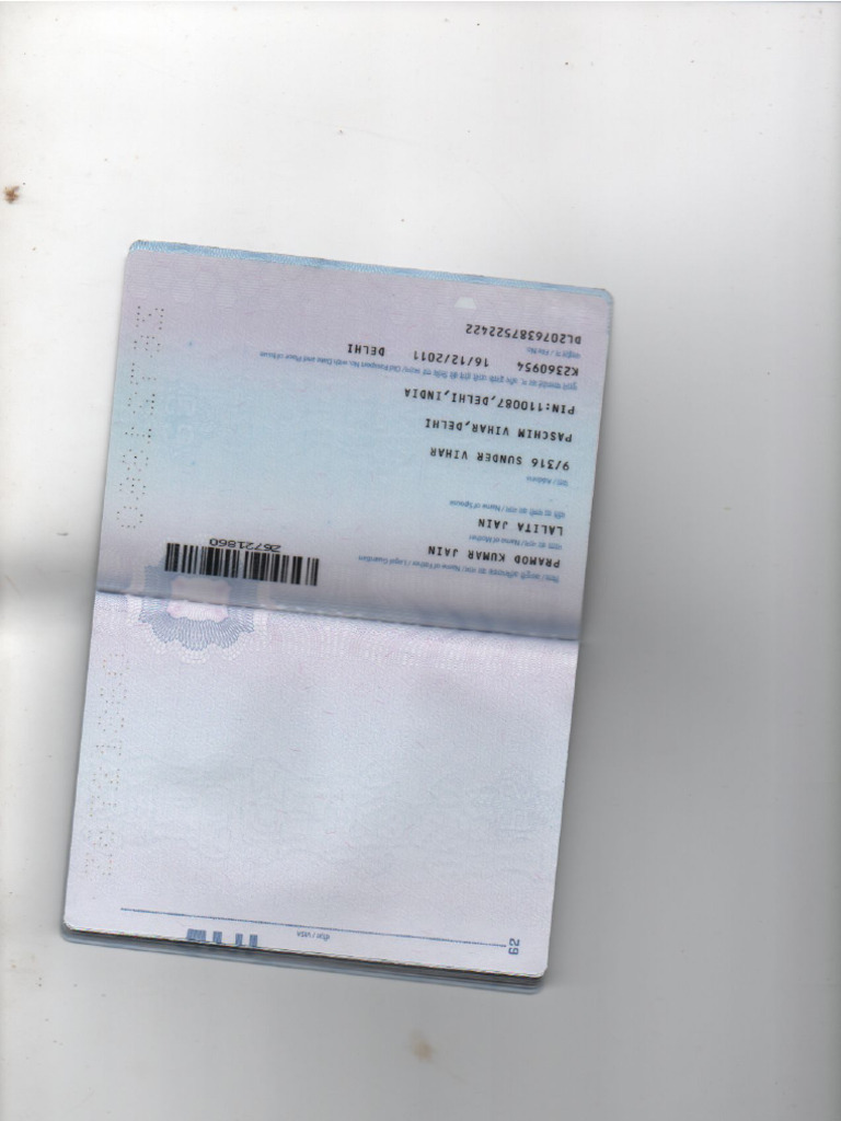 Ishank Passport | PDF