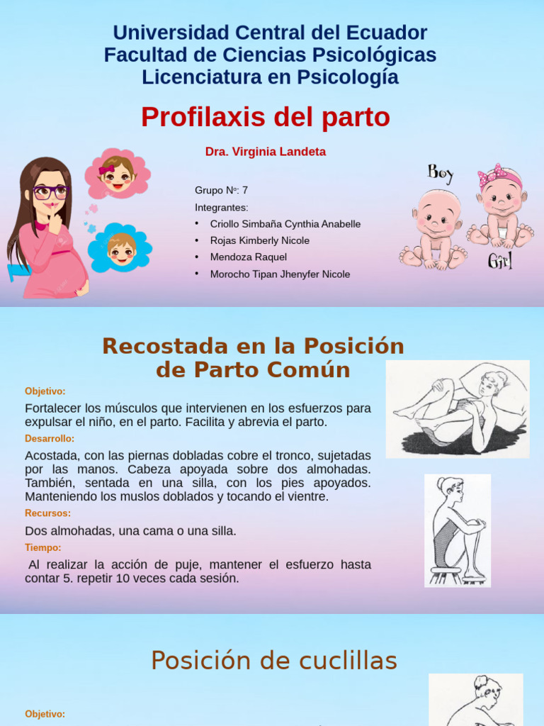 Ejercicios Prenatales para el Parto | PDF | Parto | Sistema ...
