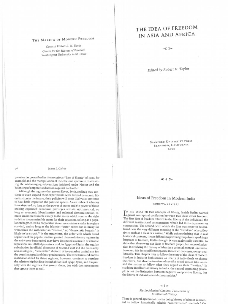 Freedom in Modern India | PDF