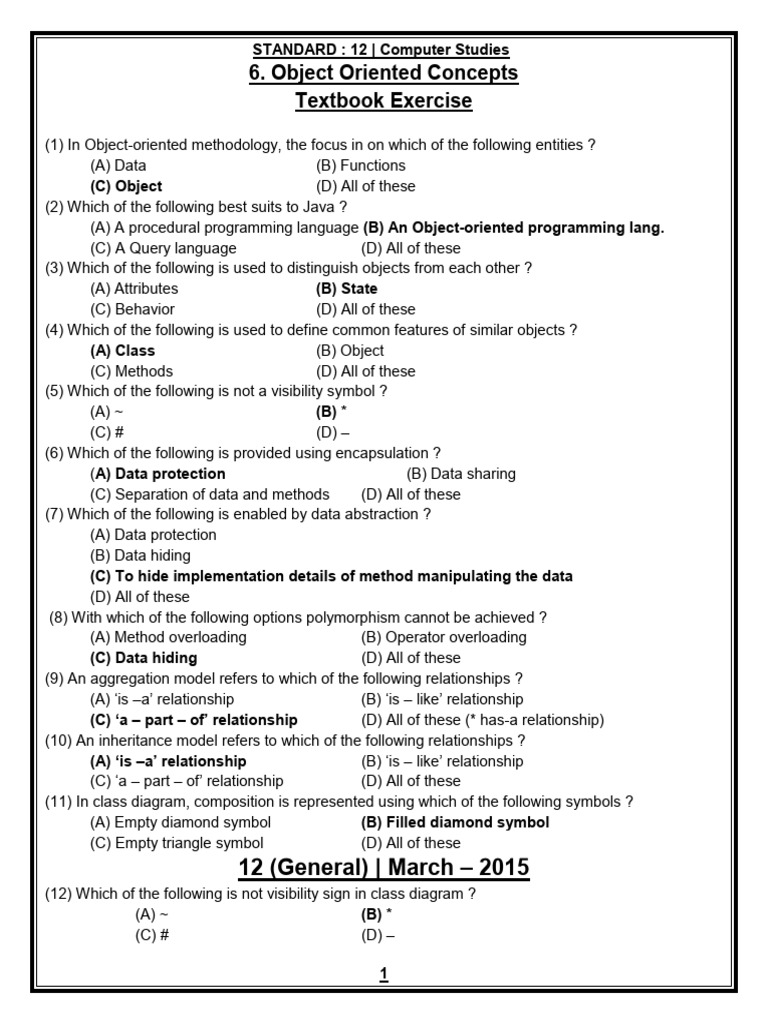 Chap - 6 to 10 Computer class 12 gseb imp | PDF | Method (Computer ... Chap - 6 to 10 Computer class 12 gseb imp | PDF | Method (Computer ...