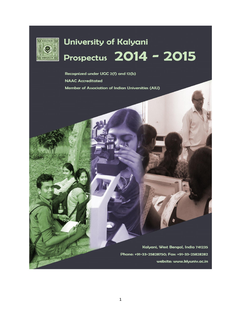 Prospectus | PDF | Academic Degree | Doctor Of Philosophy