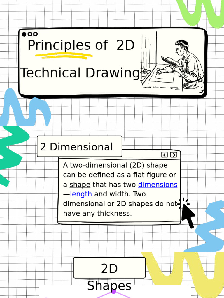 PRINCIPLES OF 2D TECHNICAL DRAWING With Tools - 072703 | PDF