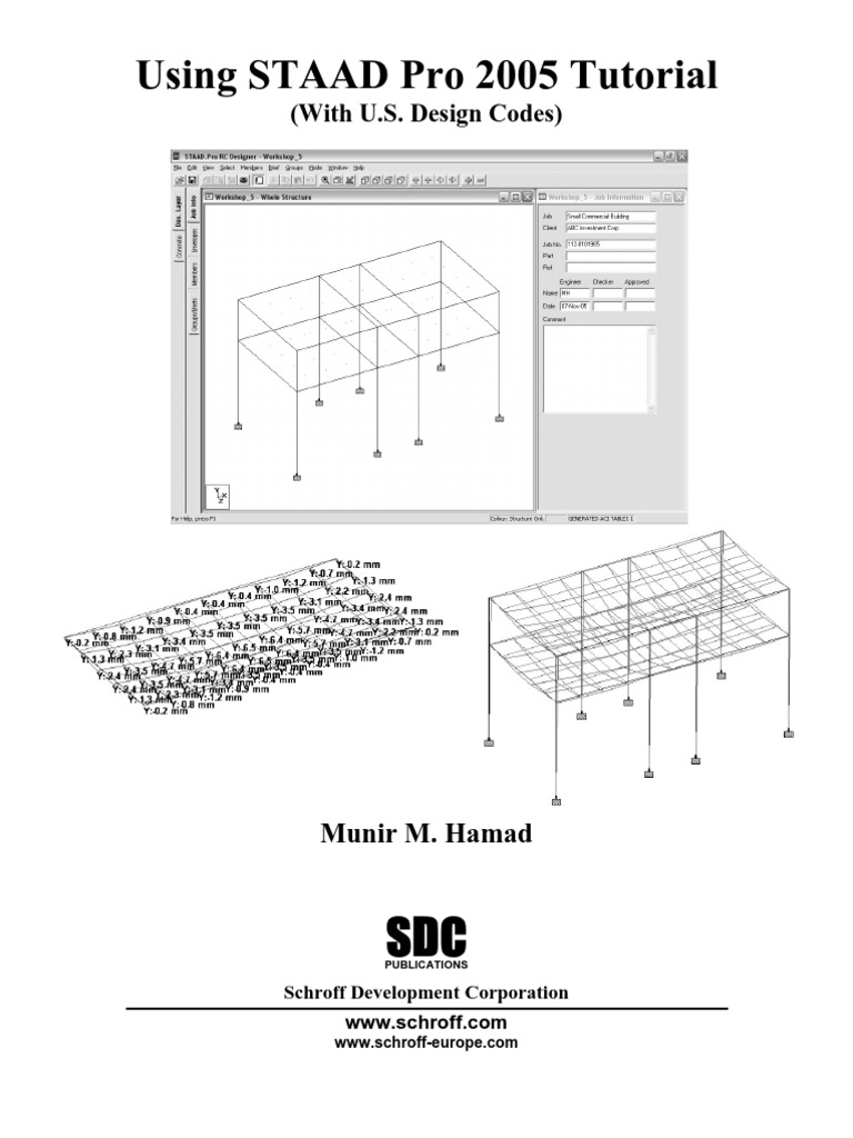 Staad Pro | PDF | Cartesian Coordinate System | Menu (Computing)