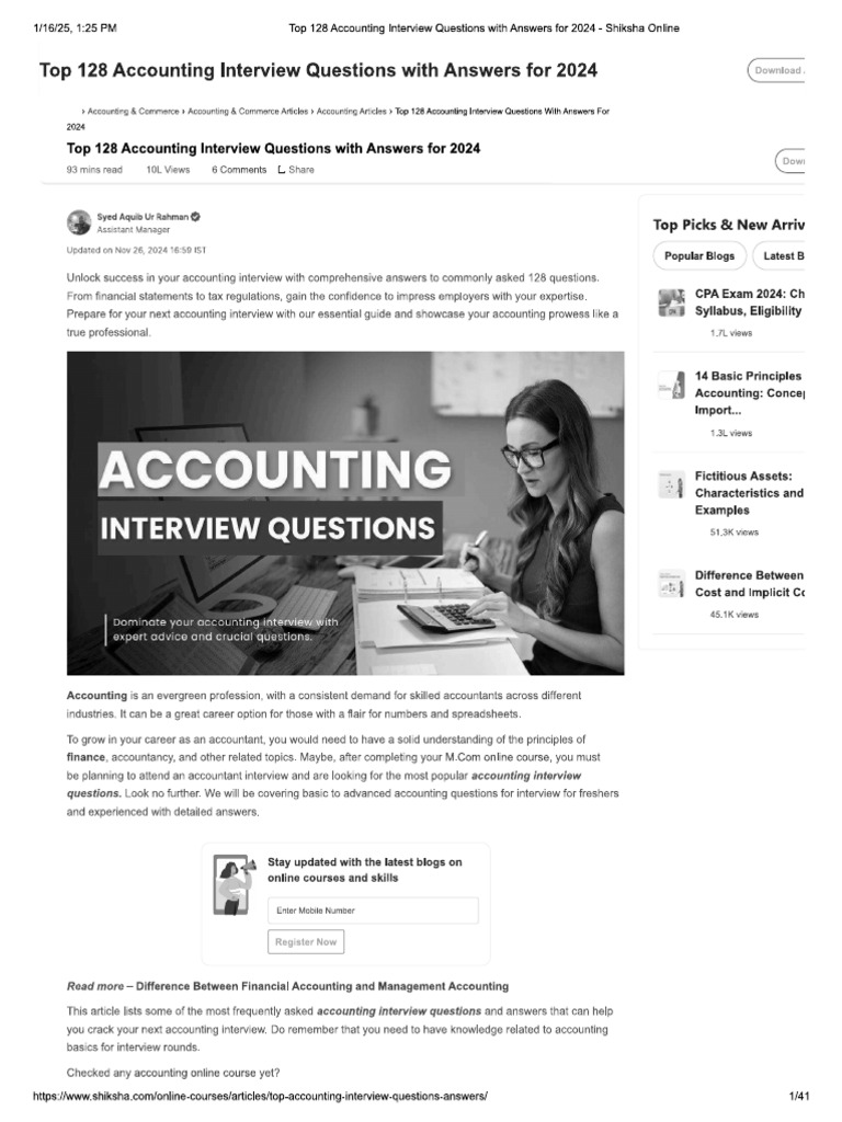 Interview Question | PDF