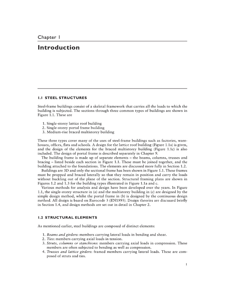 Introduction To Steel Design | PDF