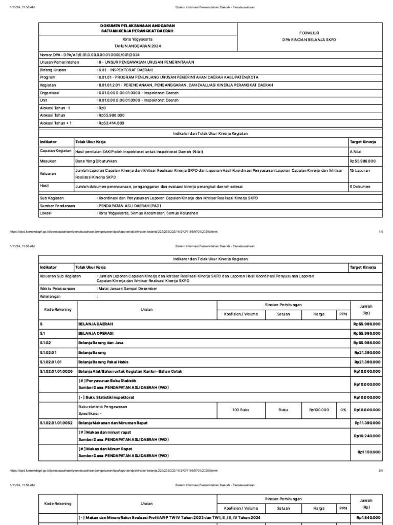 Sistem Informasi Pemerintahan Daerah - Penatausahaan Koordinasi Dan Penyusunan Laporan Capaian ...