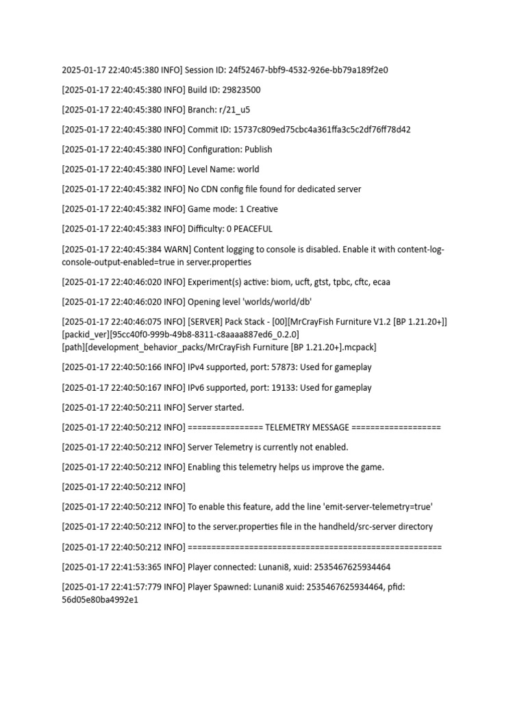 minecraft server intruction | PDF | Network Protocols | Network ...