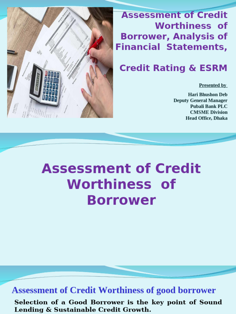 Credit Analysis- Hari Sir | PDF | Credit | Finance & Money Management