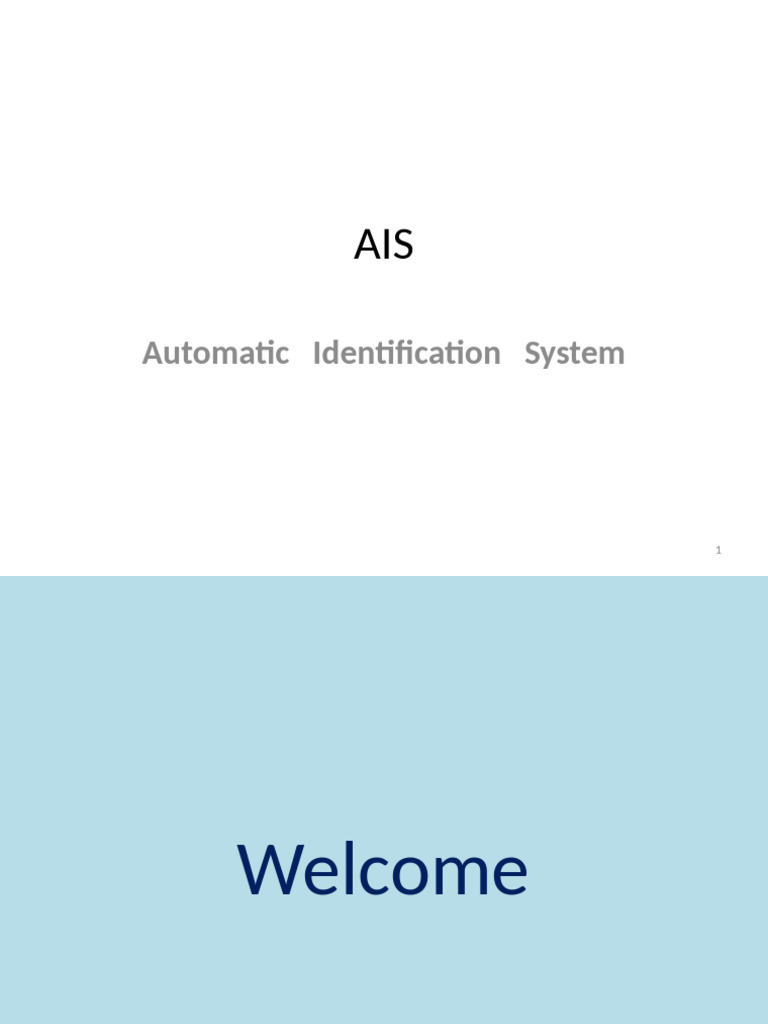 1 Sbeq25a Ais Introduction | PDF | Wireless | Telecommunications Engineering